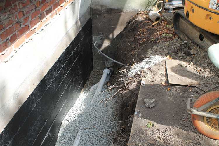Perimeter Drain Replacement & Water Proofing | Rather Be Plumbing